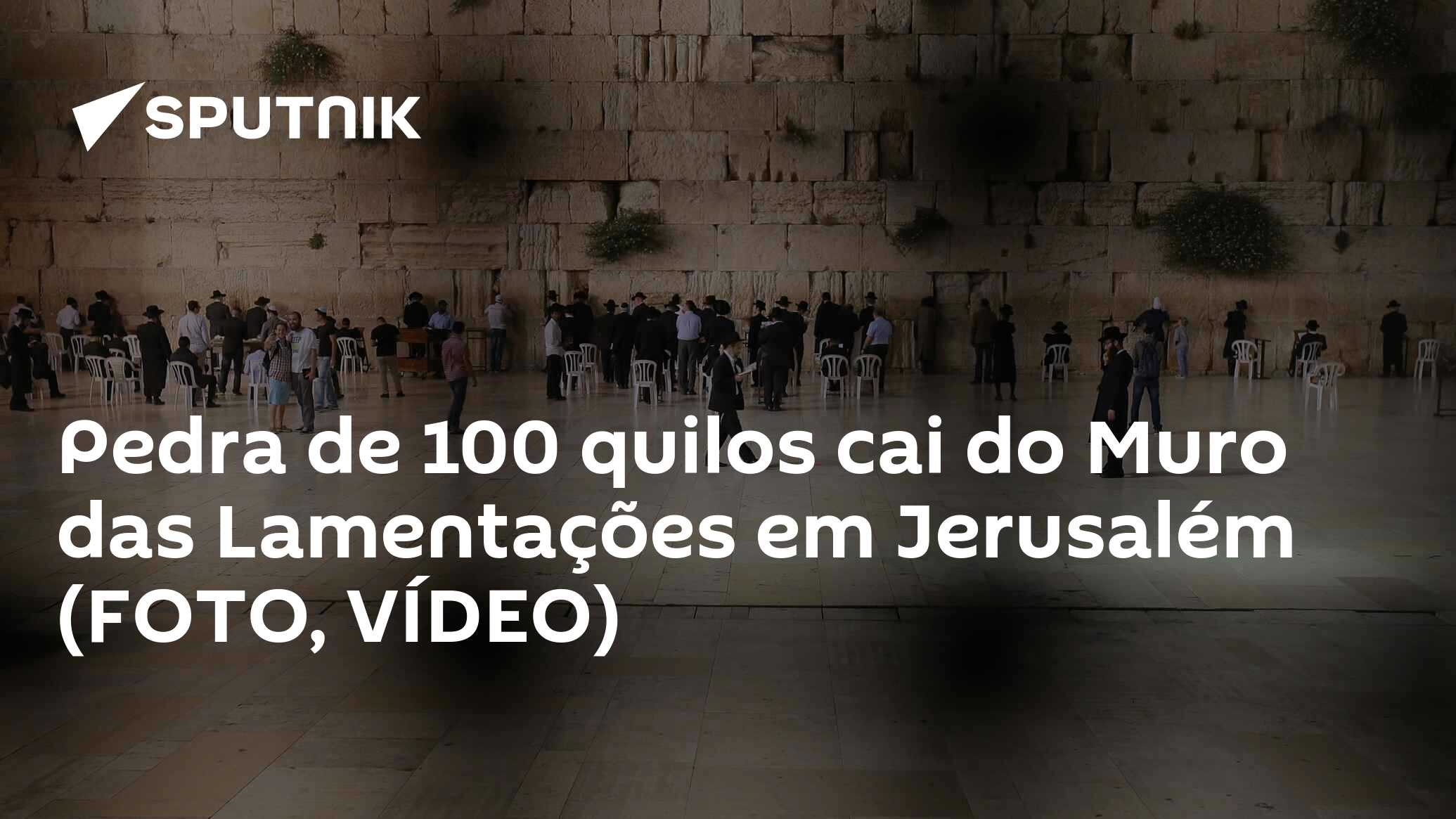 Pedra de 100 quilos cai do Muro das Lamentações em Jerusalém (FOTO ...