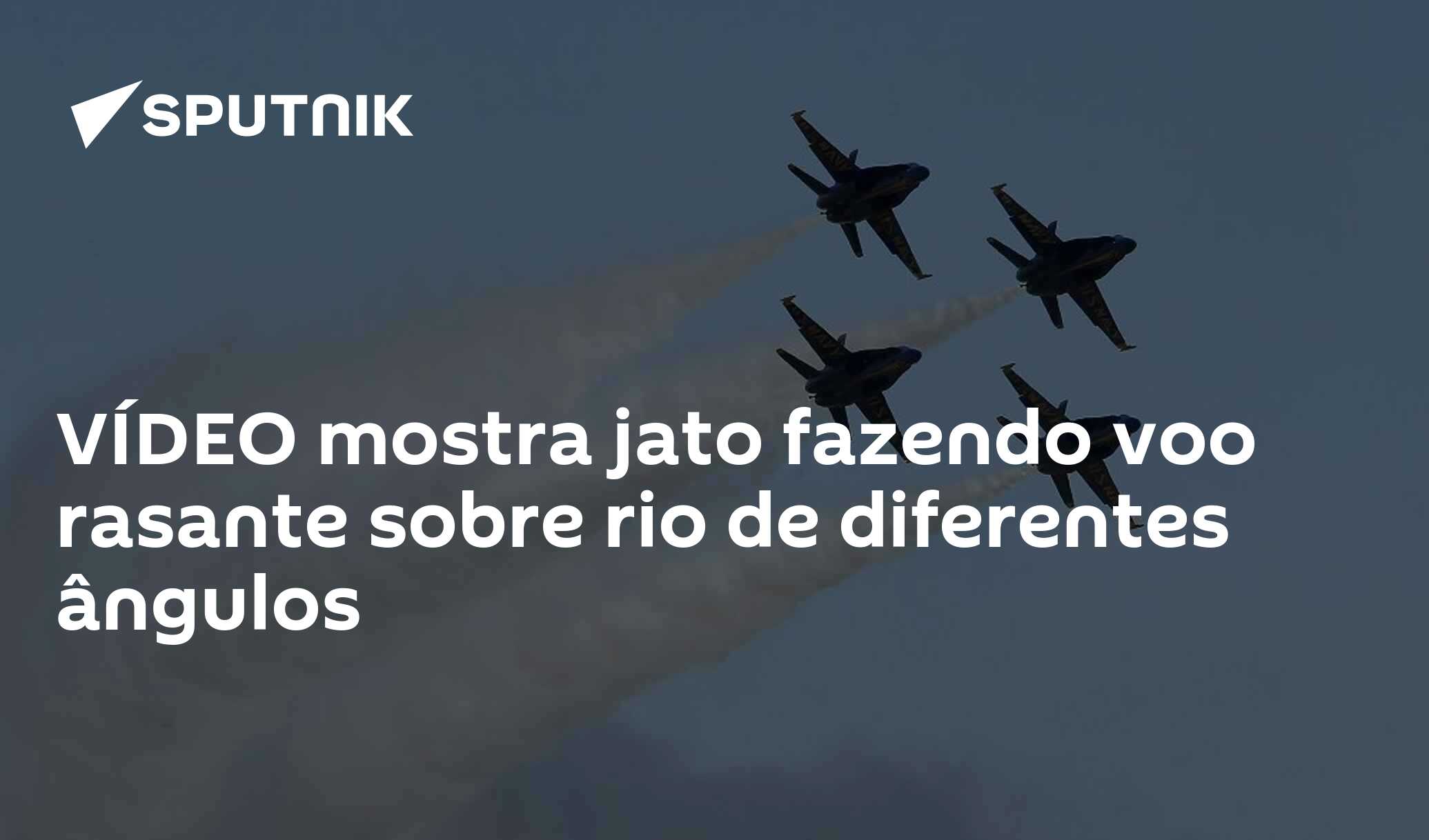 VÍDEO mostra jato fazendo voo rasante sobre rio de diferentes ângulos ... VÍDEO mostra jato fazendo voo rasante sobre rio de diferentes ângulos ...