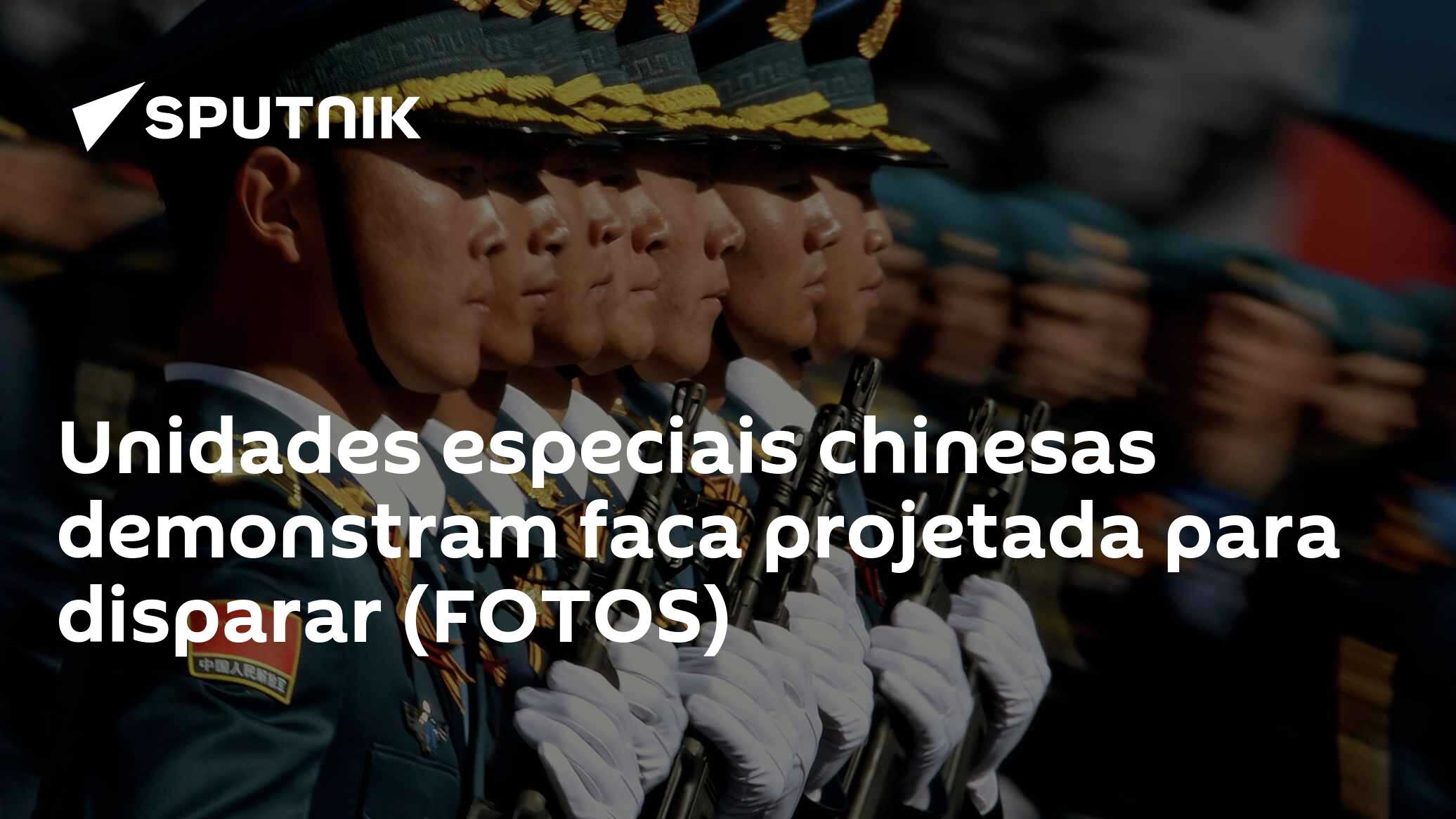 Unidades especiais chinesas demonstram faca projetada para disparar ...