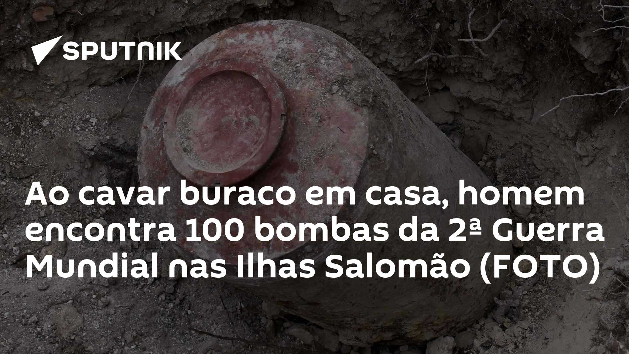 Ao cavar buraco em casa, homem encontra 100 bombas da 2ª Guerra Mundial ...