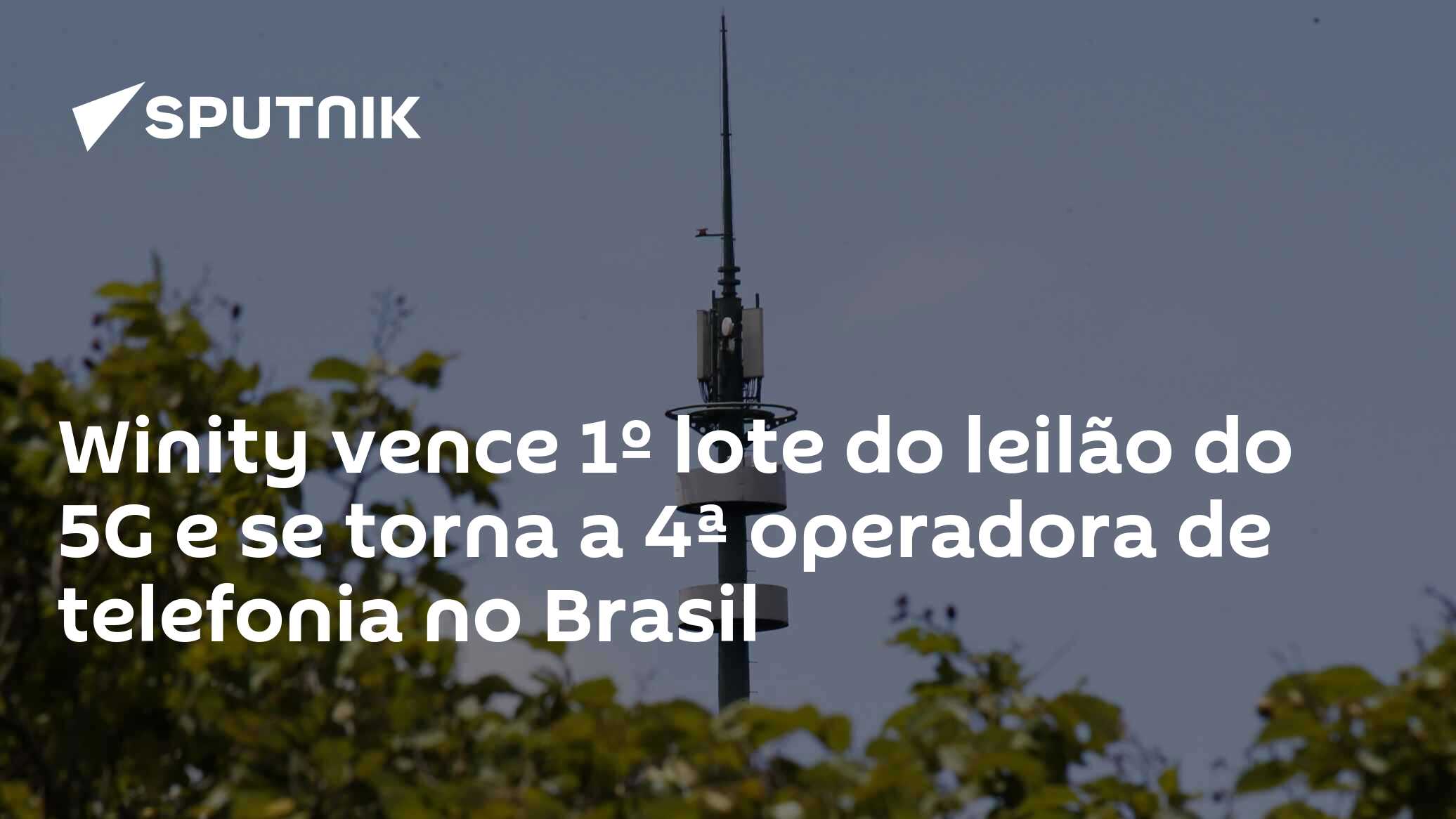 Winity vence 1º lote do leilão do 5G e se torna a 4ª operadora de ...