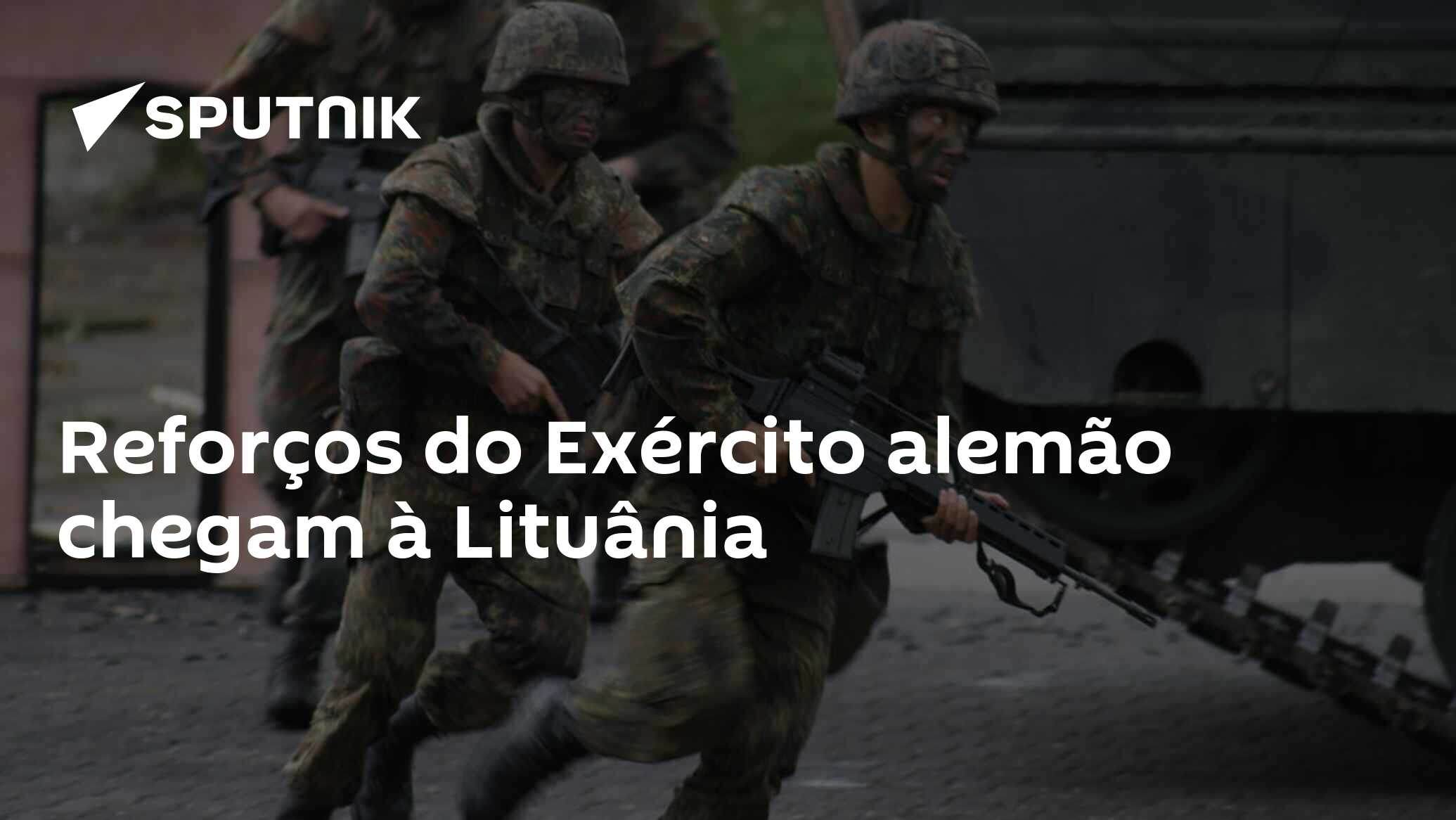Reforços do Exército alemão chegam à Lituânia - 17.02.2022, Sputnik Brasil