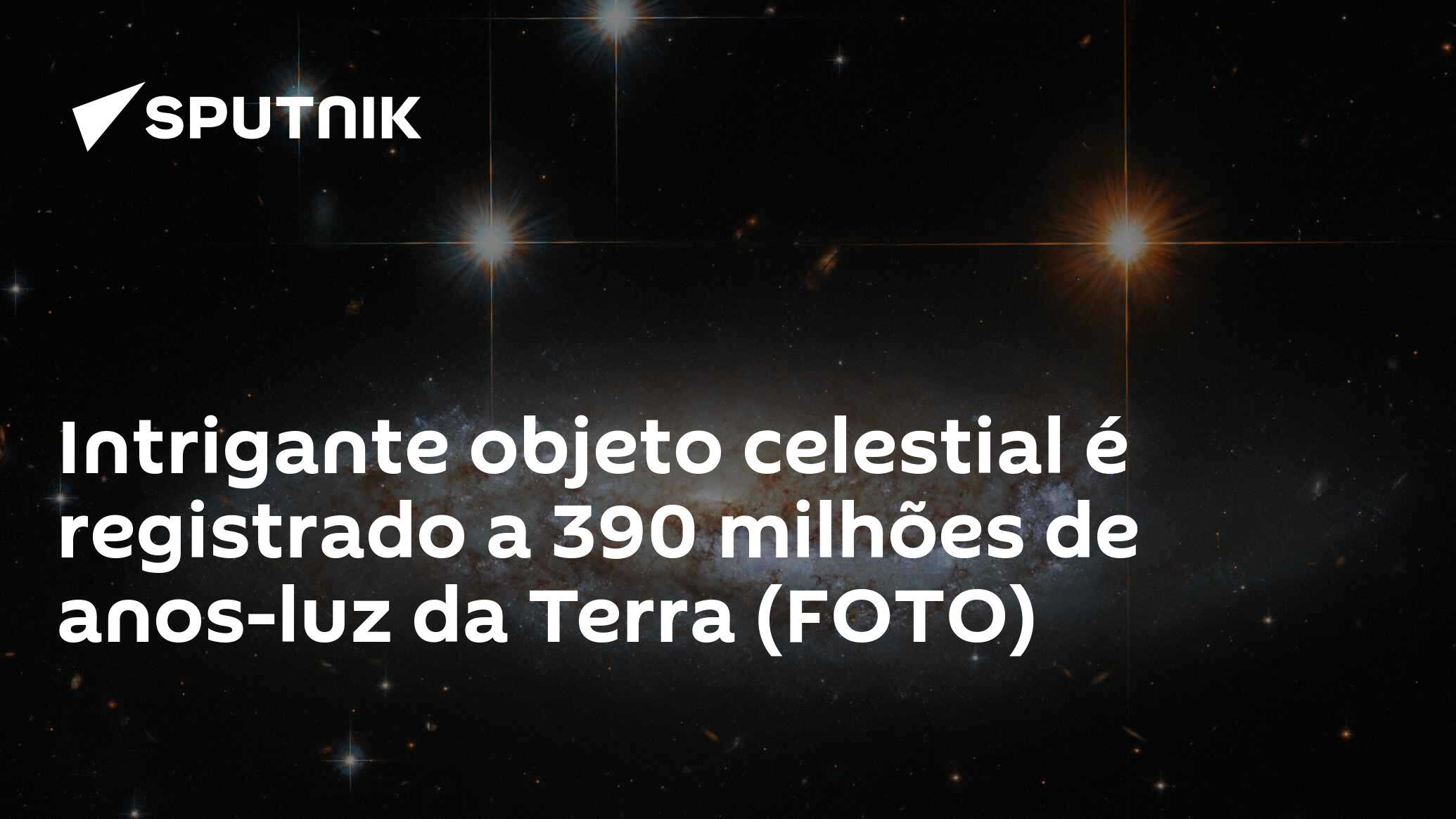 Intrigante objeto celestial é registrado a 390 milhões de anos-luz da ...