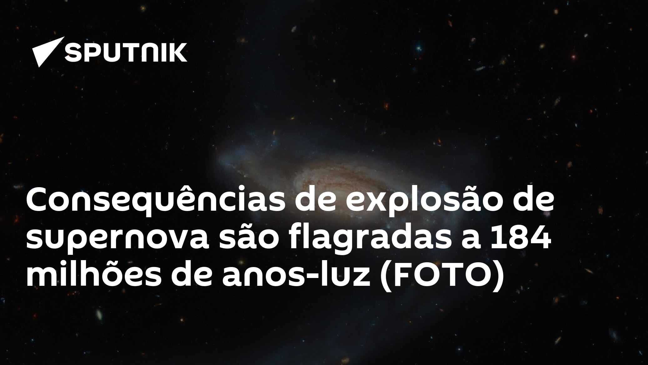 Consequências de explosão de supernova são flagradas a 184 milhões de ...
