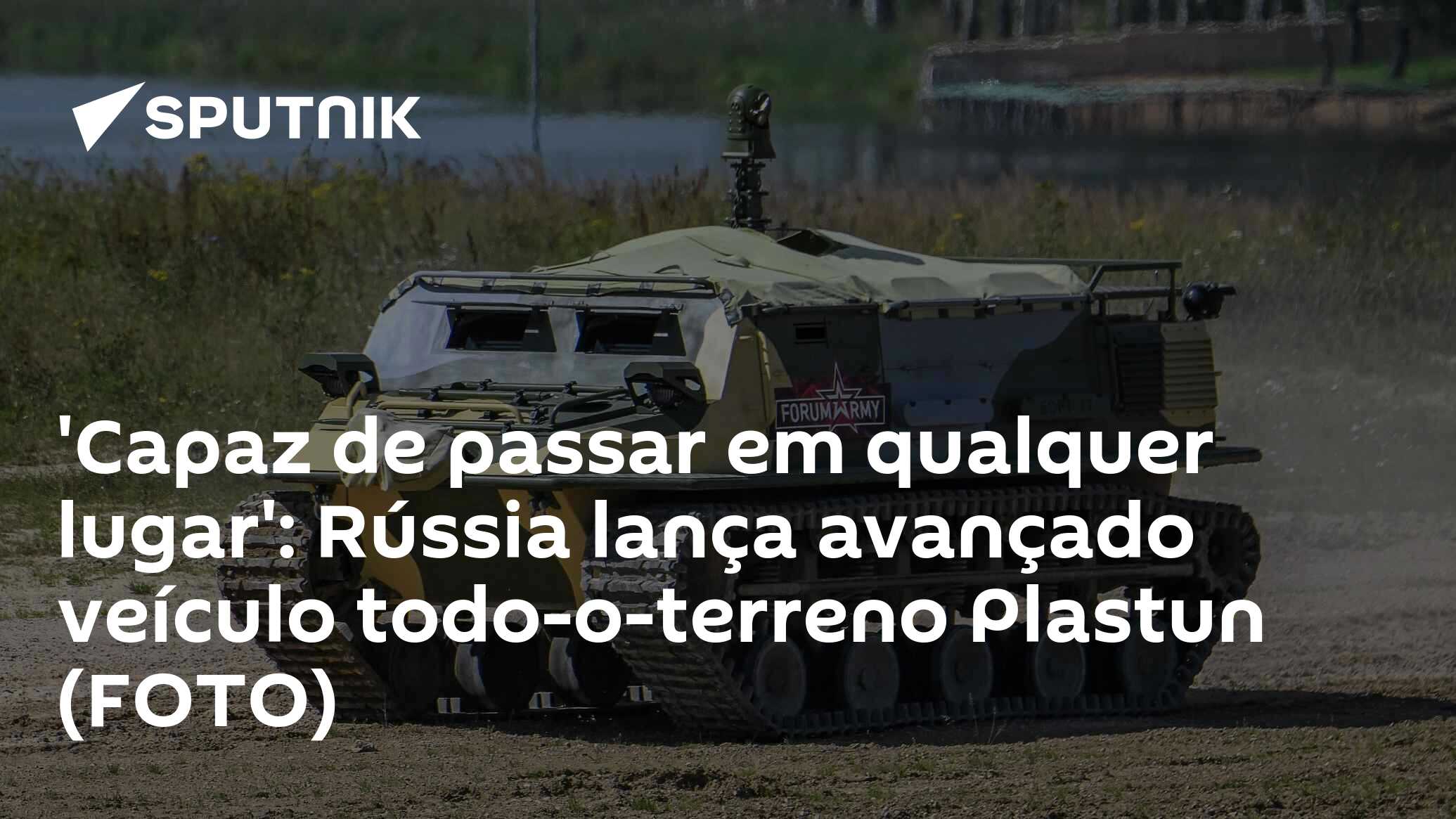 'Capaz de passar em qualquer lugar': Rússia lança avançado veículo todo ...
