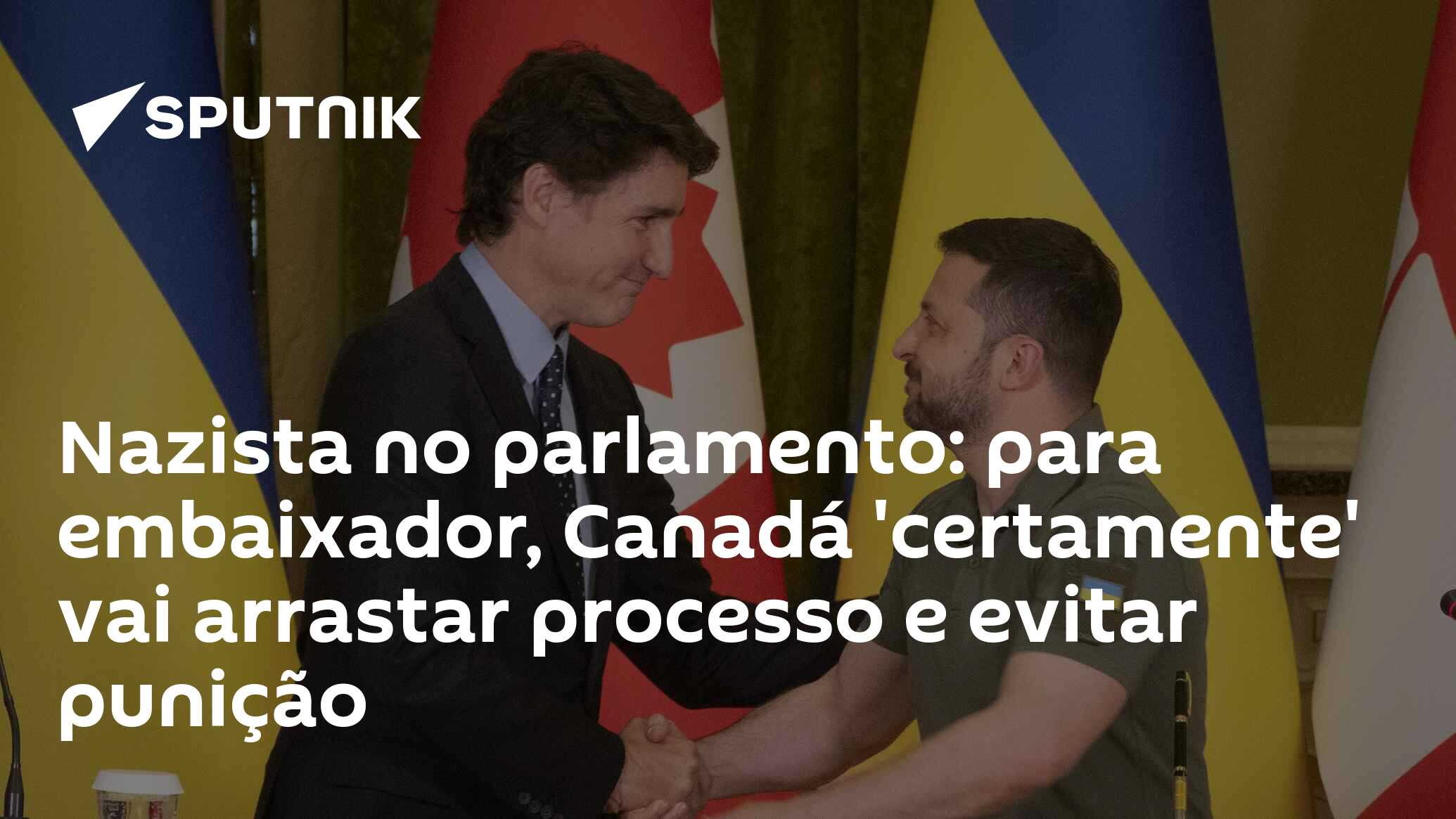 Nazista no parlamento: para embaixador, Canadá 'certamente' vai ...