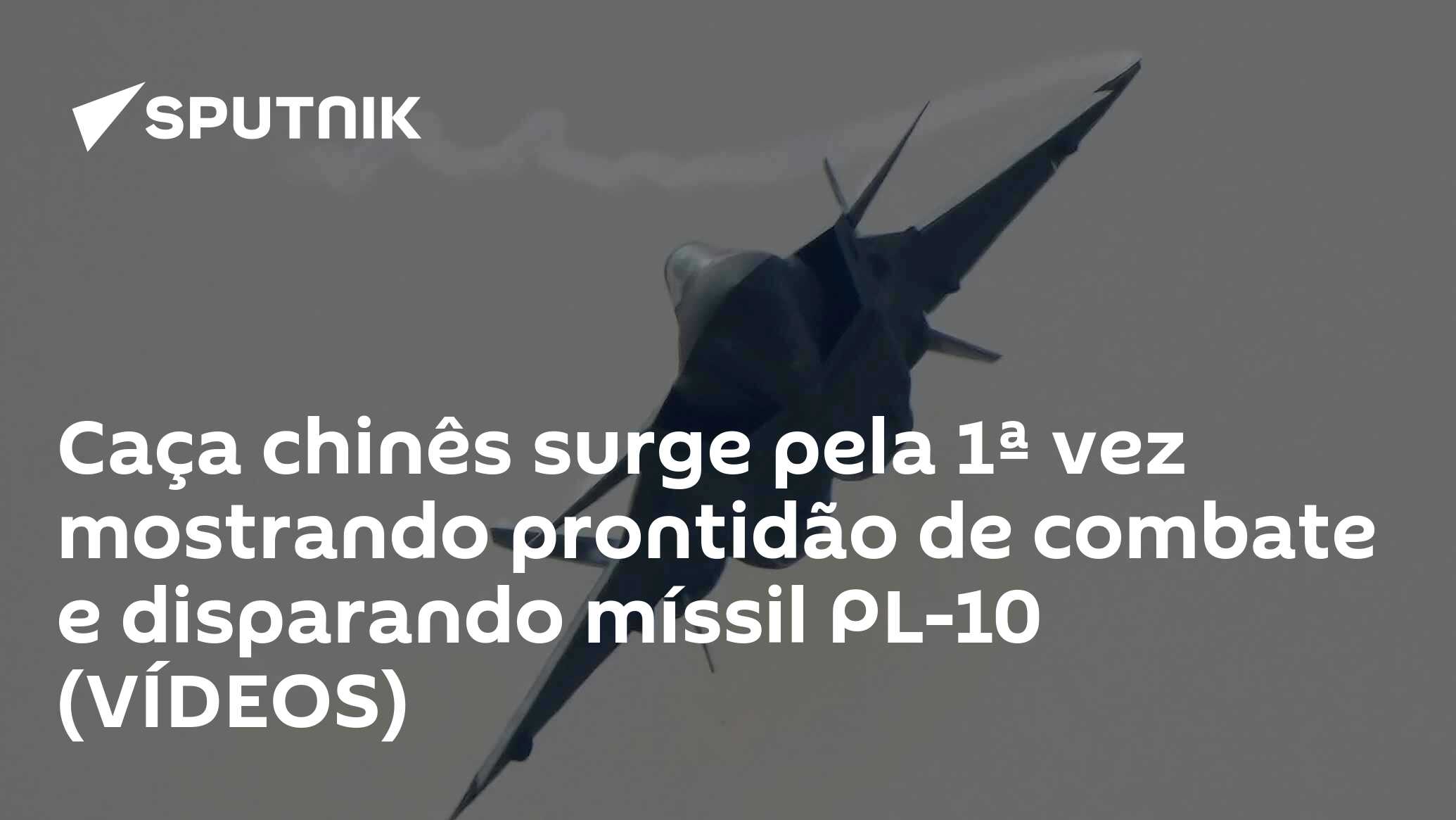 Caça chinês surge pela 1ª vez mostrando prontidão de combate e ...