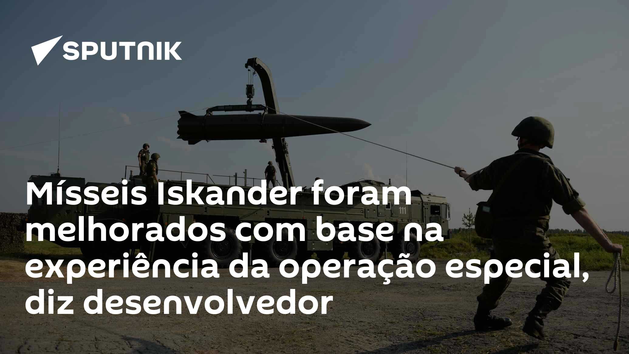 Mísseis Iskander foram melhorados com base na experiência da operação ...
