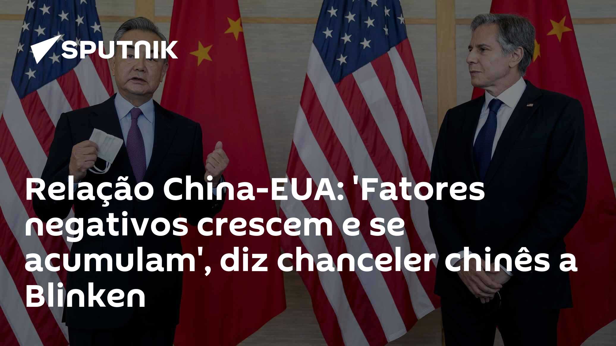 Relação China-EUA: 'Fatores negativos crescem e se acumulam', diz ...