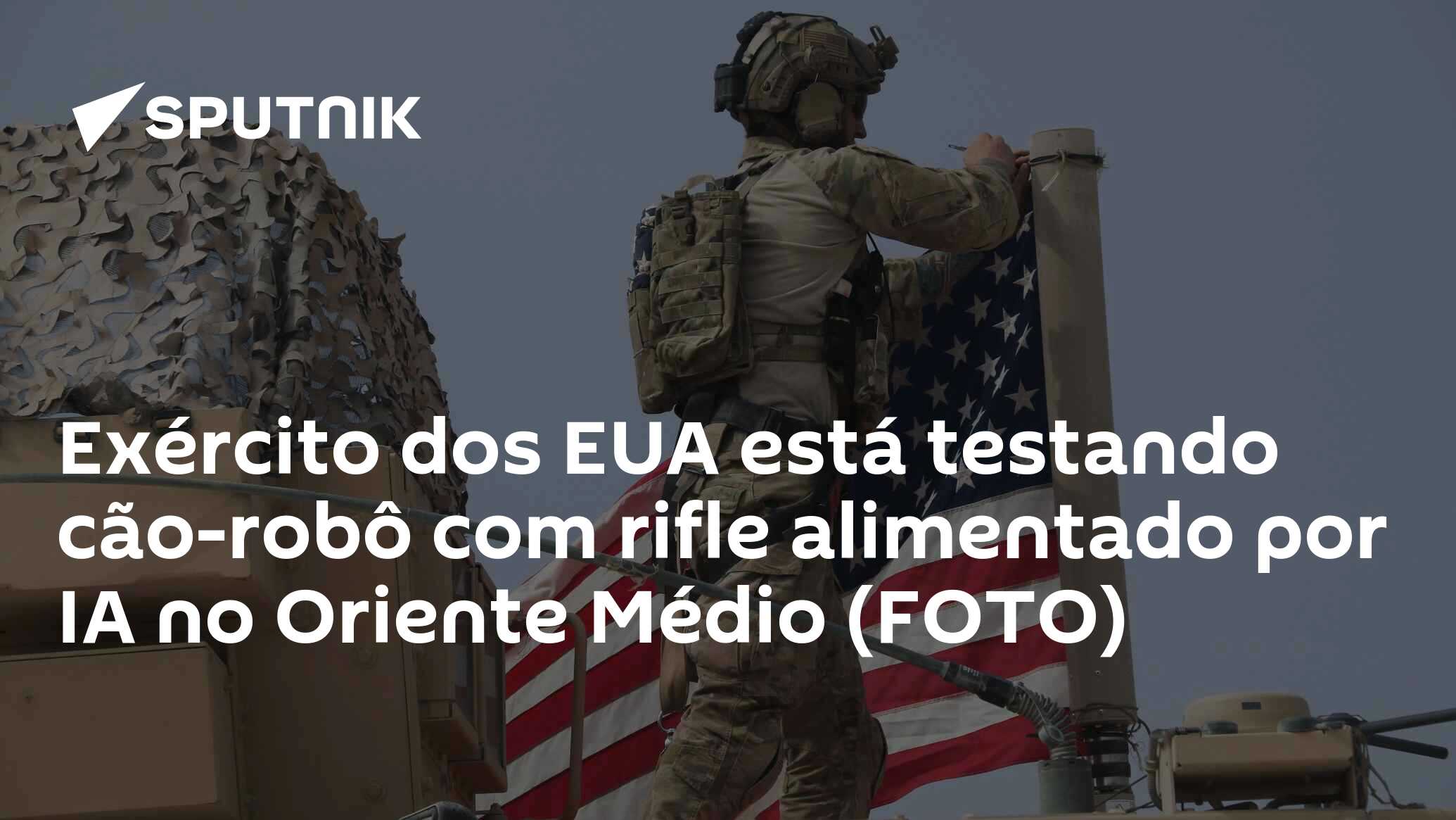 Exército dos EUA está testando cão-robô com rifle alimentado por IA no ...
