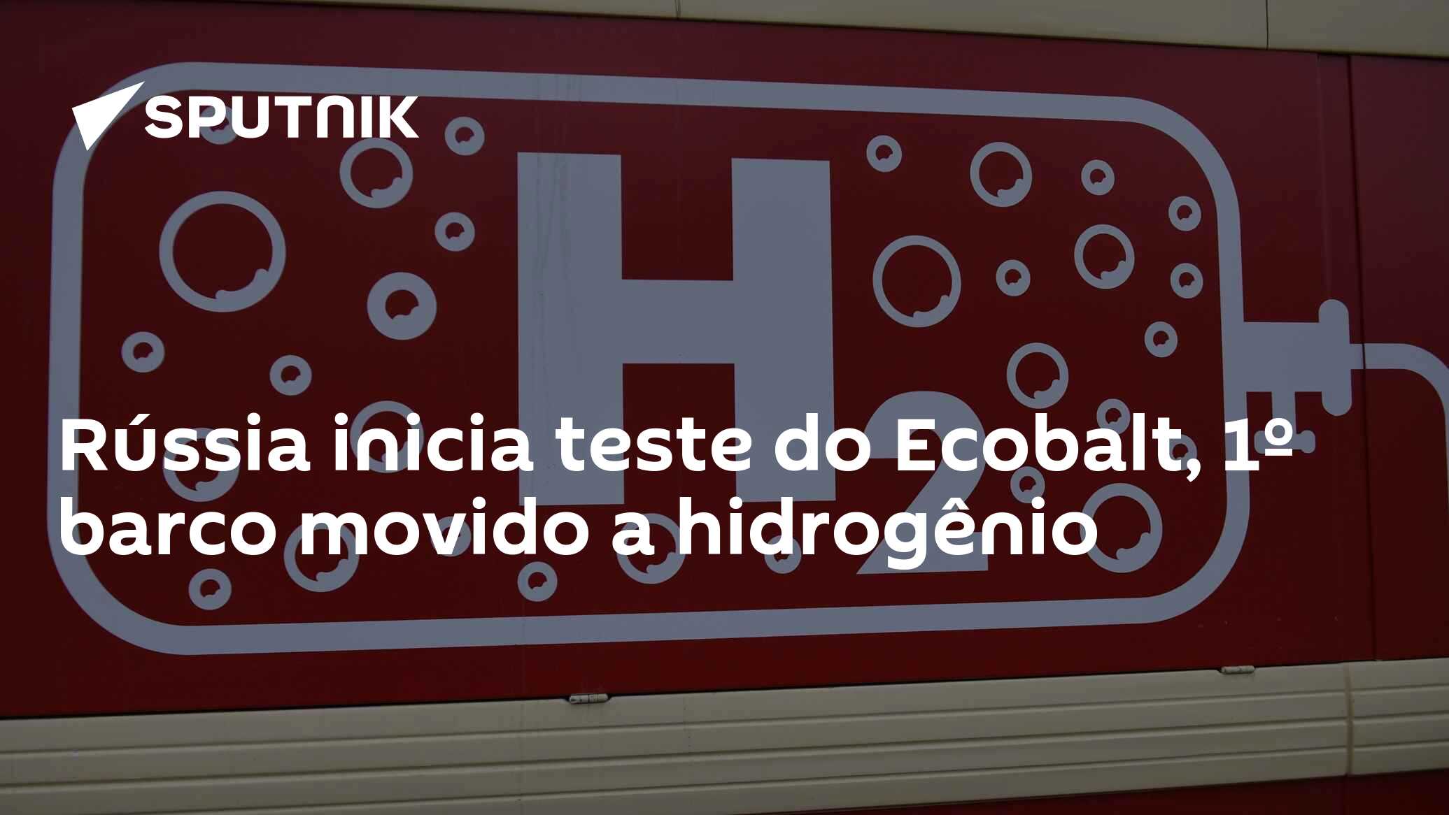 Rússia inicia teste do Ecobalt, 1º barco movido a hidrogênio - 06.10. ...