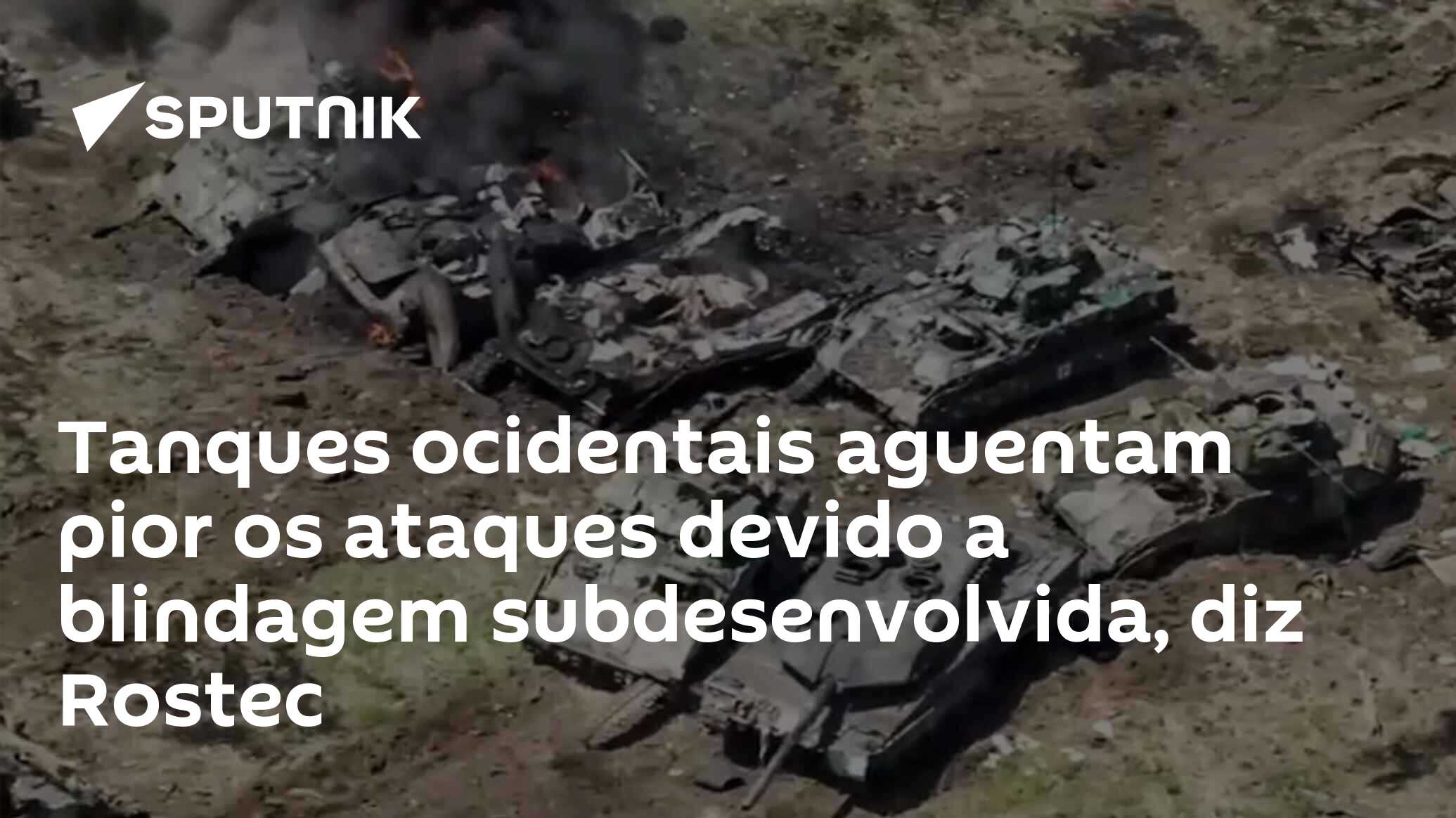 Tanques ocidentais aguentam pior os ataques devido a blindagem ...