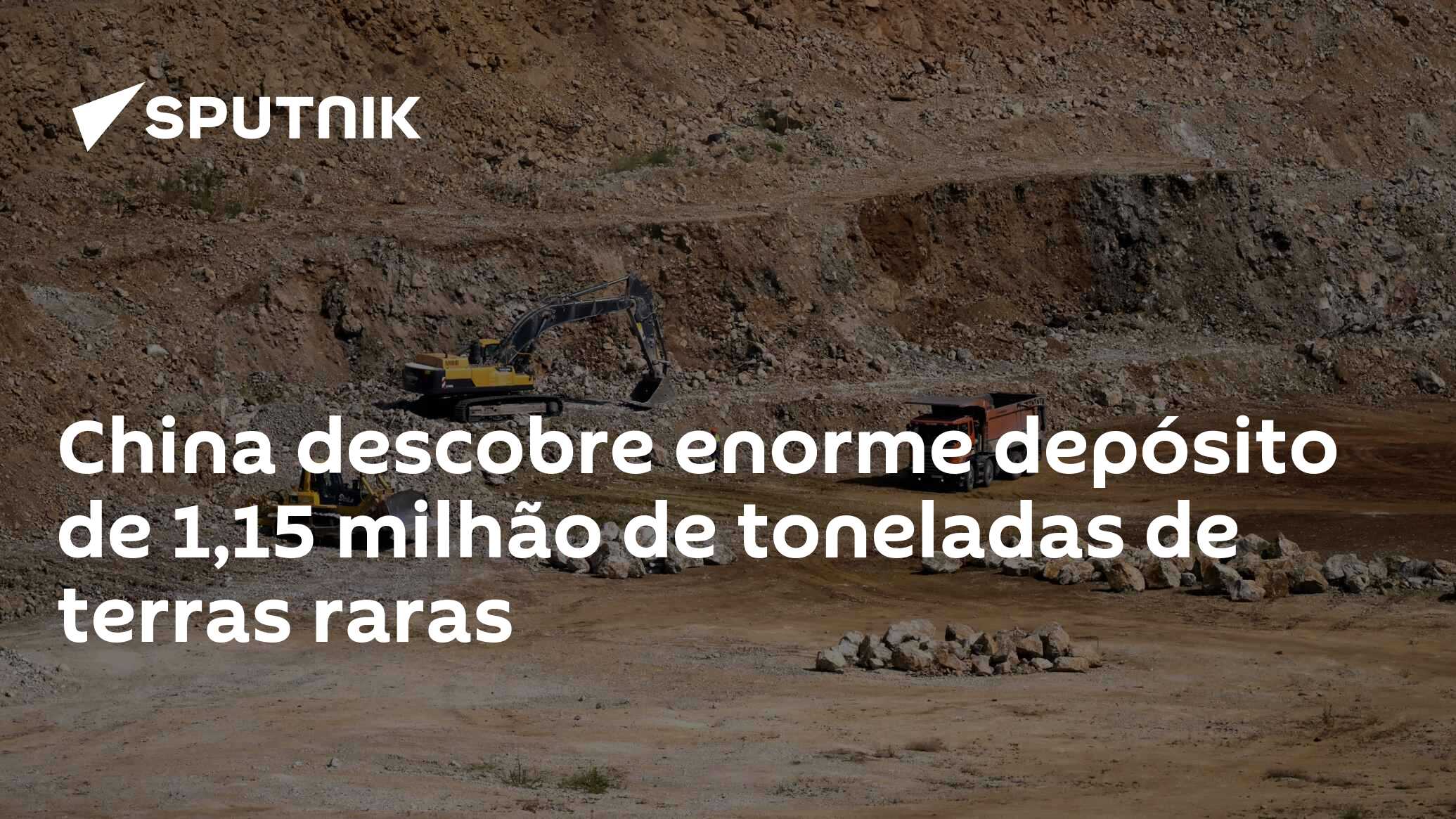 China descobre enorme depósito de 1,15 milhão de toneladas de terras ...