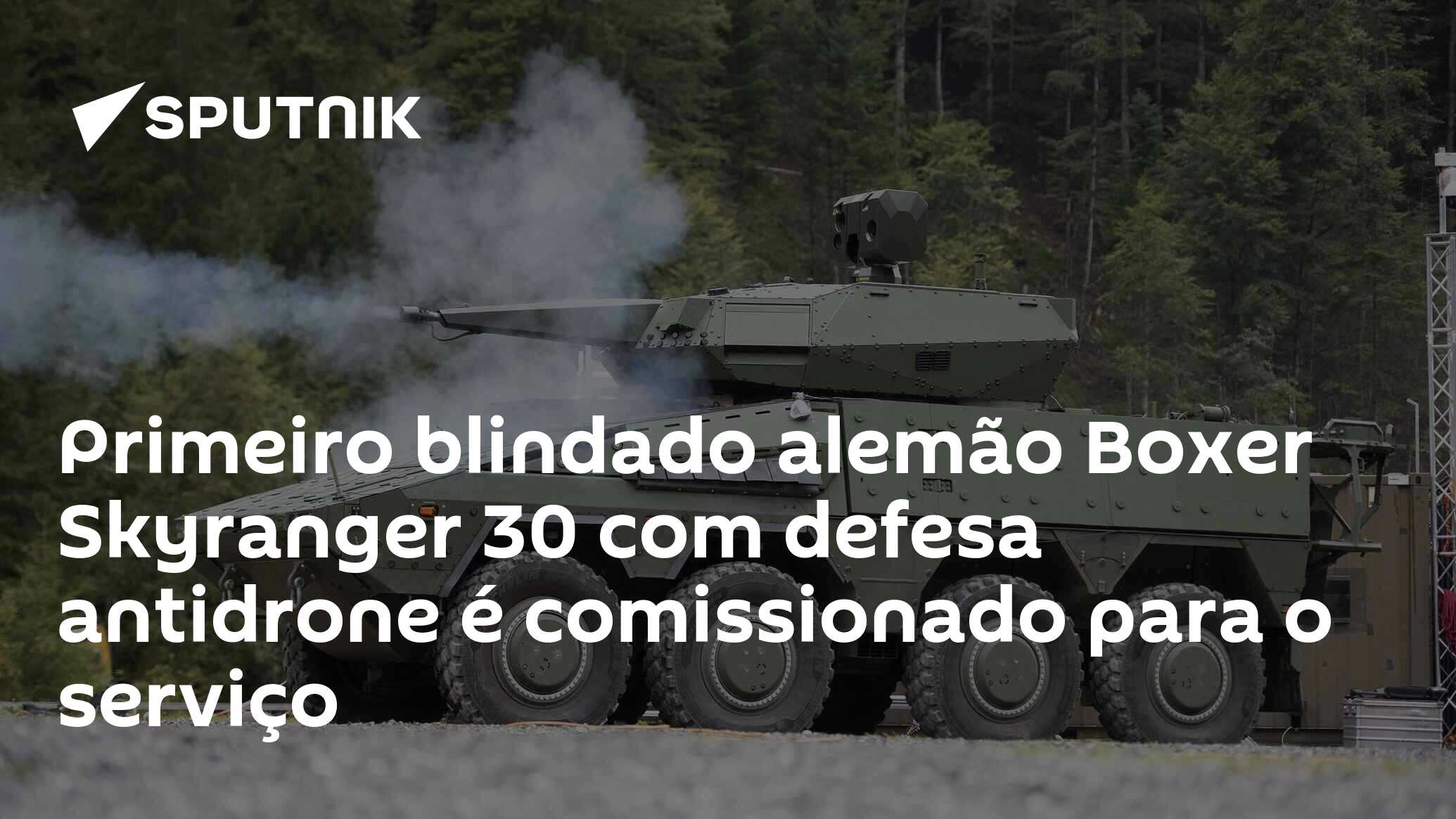 Primeiro blindado alemão Boxer Skyranger 30 com defesa antidrone é ...
