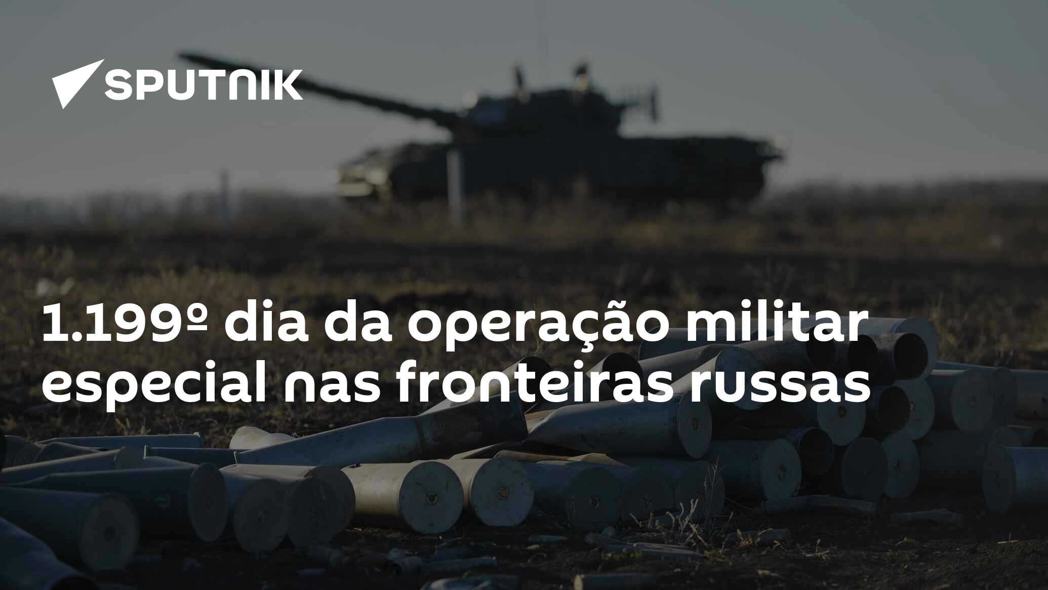 1.199º dia da operação militar especial nas fronteiras russas - 06.06. ...
