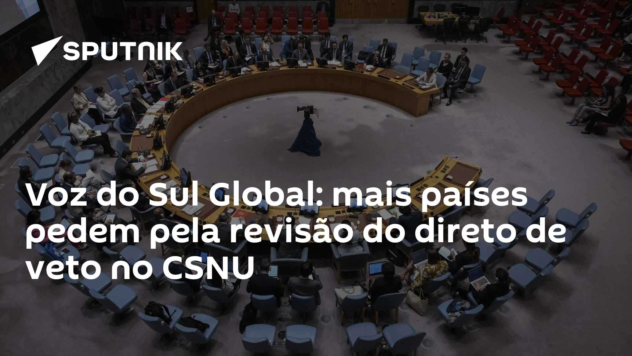 Voz do Sul Global: mais países pedem pela revisão do direto de veto no ...