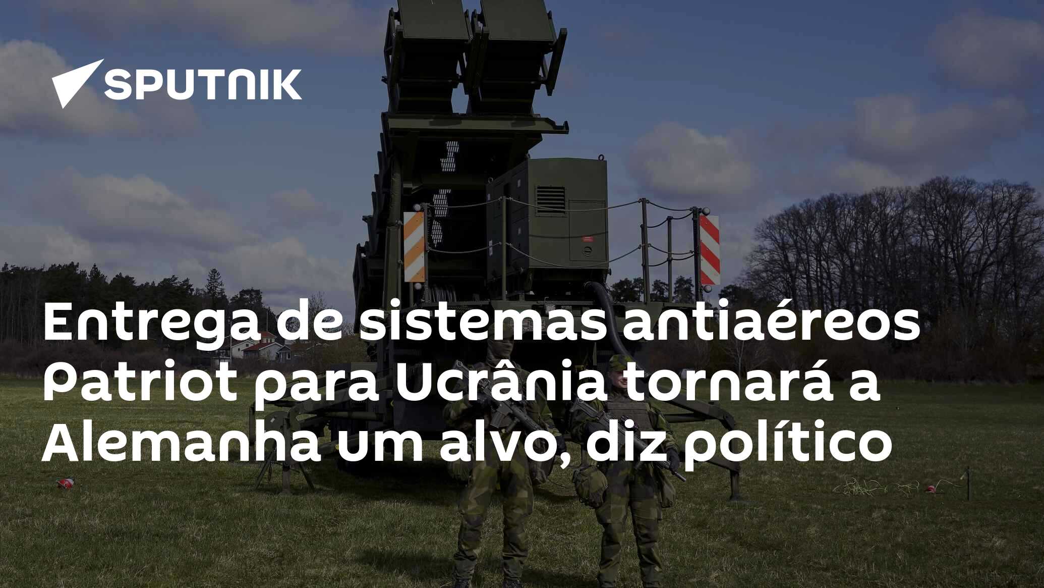 Entrega de sistemas antiaéreos Patriot para Ucrânia tornará a Alemanha ...