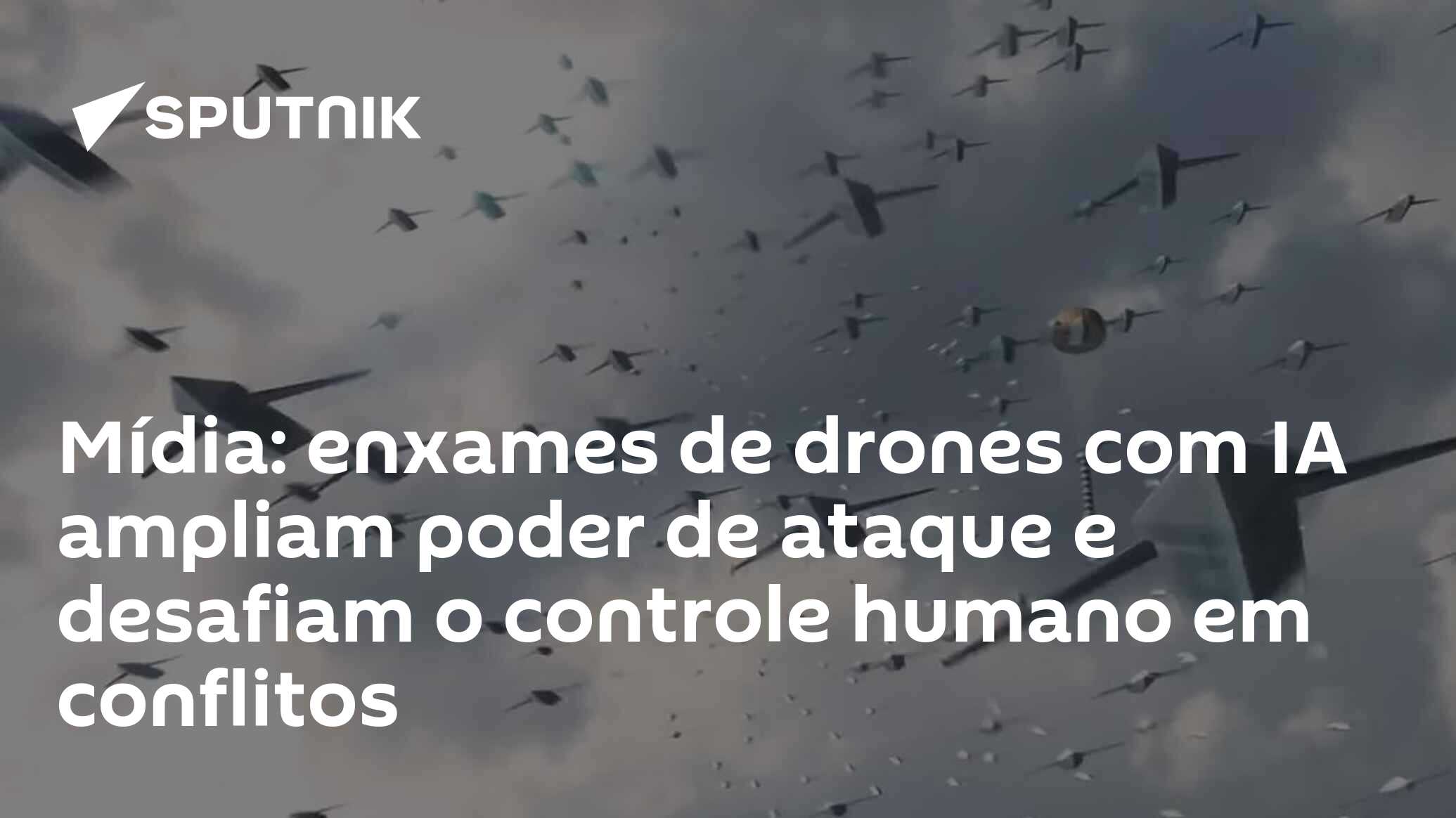 Mídia: enxames de drones com IA ampliam poder de ataque e desafiam o ...