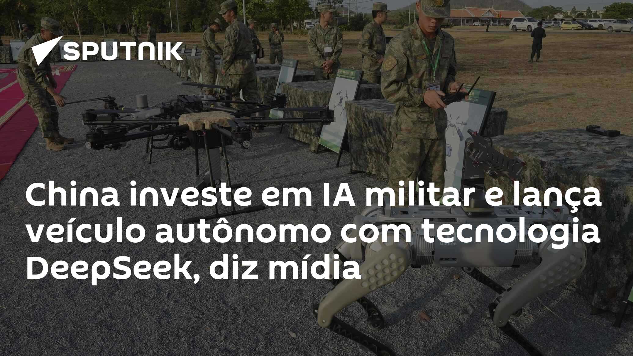 China investe em IA militar e lança veículo autônomo com tecnologia ...