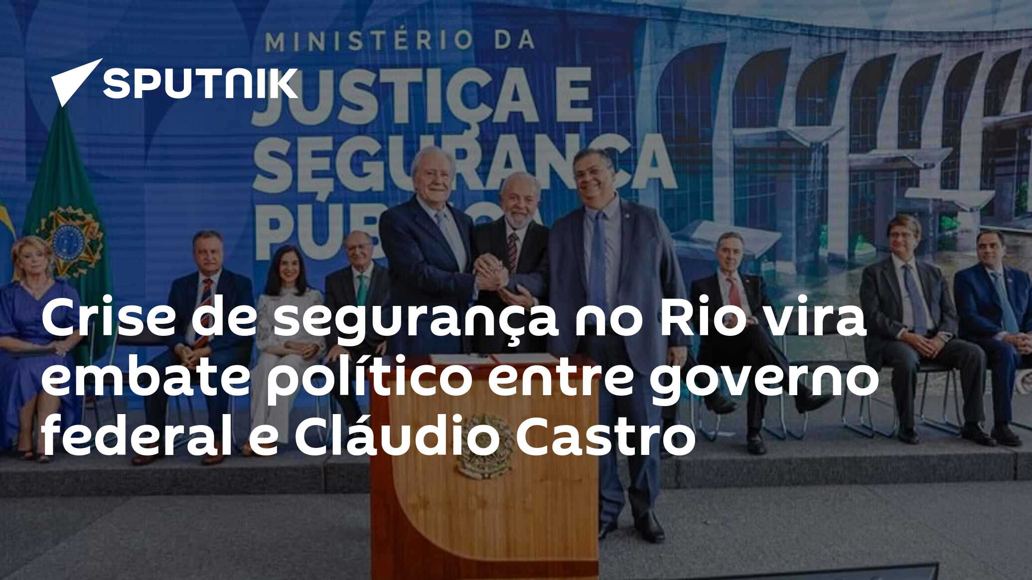 Crise de segurança no Rio vira embate político entre governo federal e ...