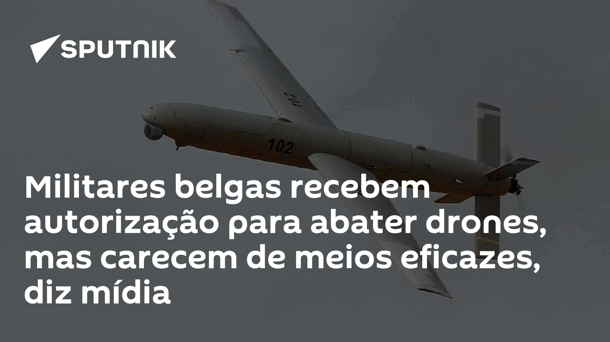 Militares belgas recebem autorização para abater drones, mas carecem de ...