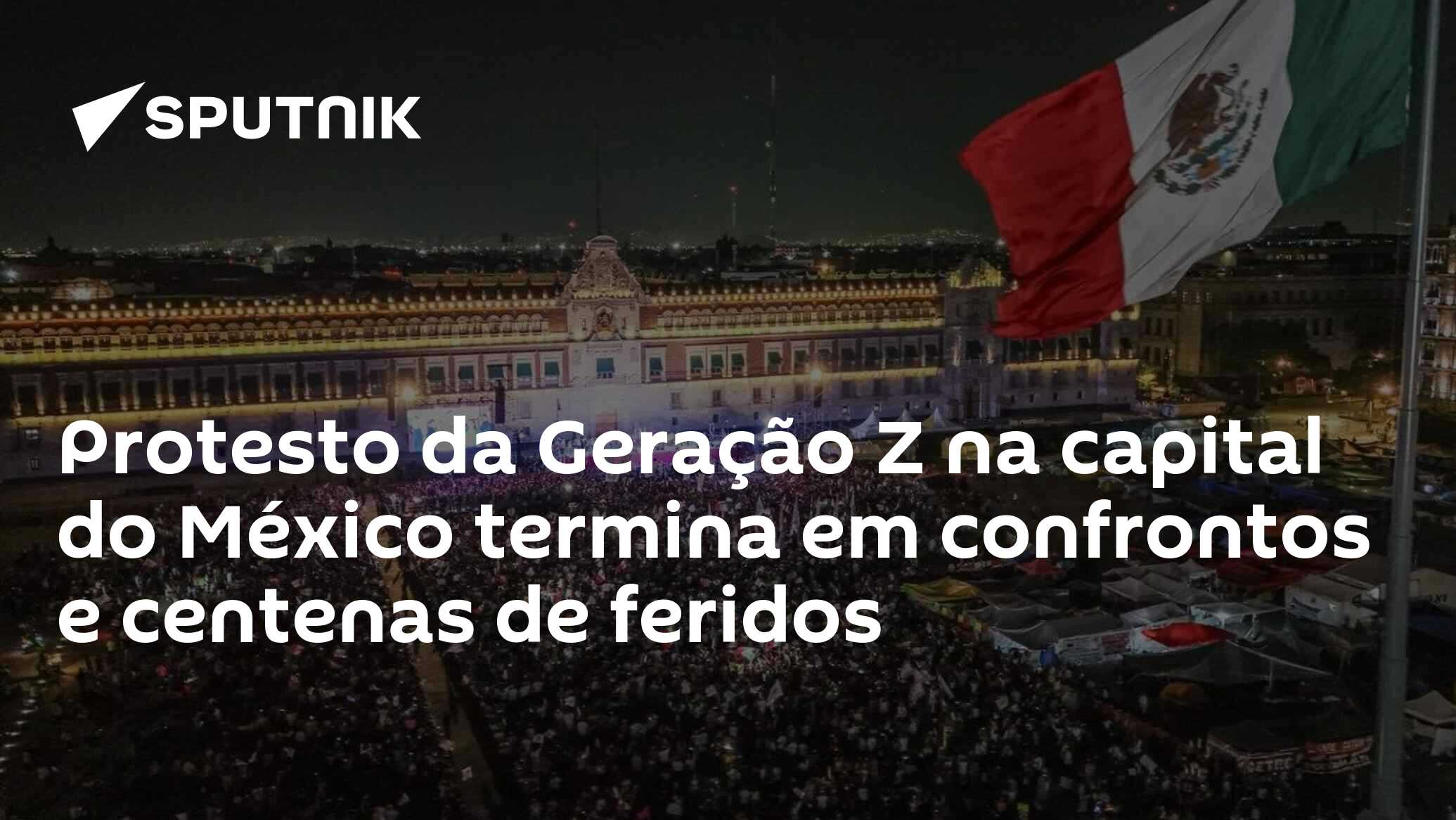 Protesto da Geração Z na capital do México termina em confrontos e ...