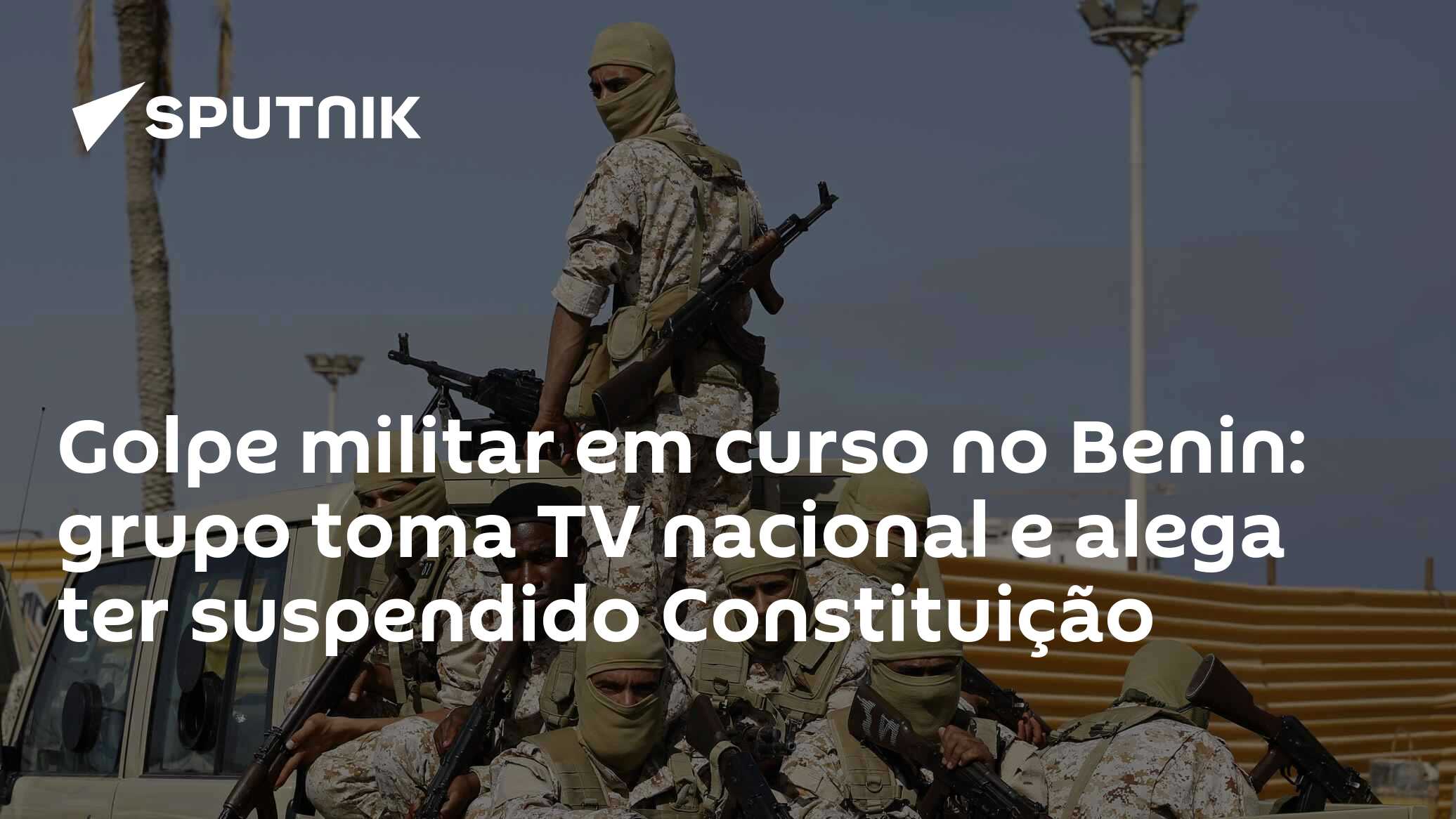 Golpe militar em curso no Benin: grupo toma TV nacional e alega ter ...