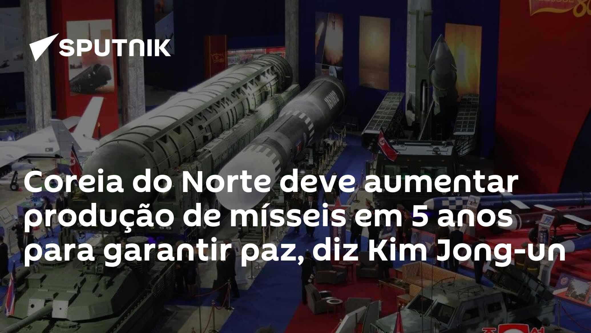 Coreia do Norte deve aumentar produção de mísseis em 5 anos para ...