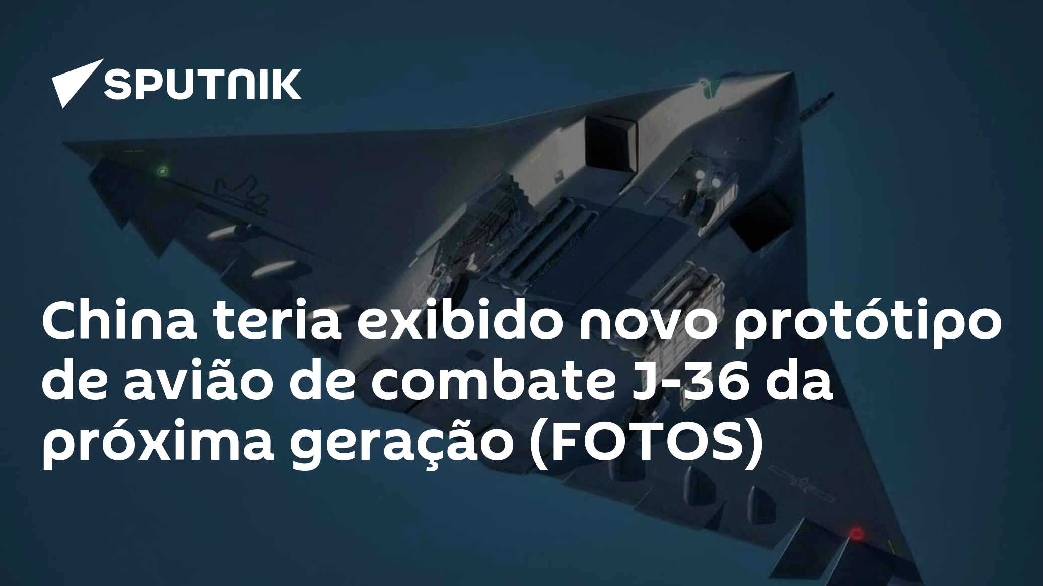 China teria exibido novo protótipo de avião de combate J-36 da próxima ...