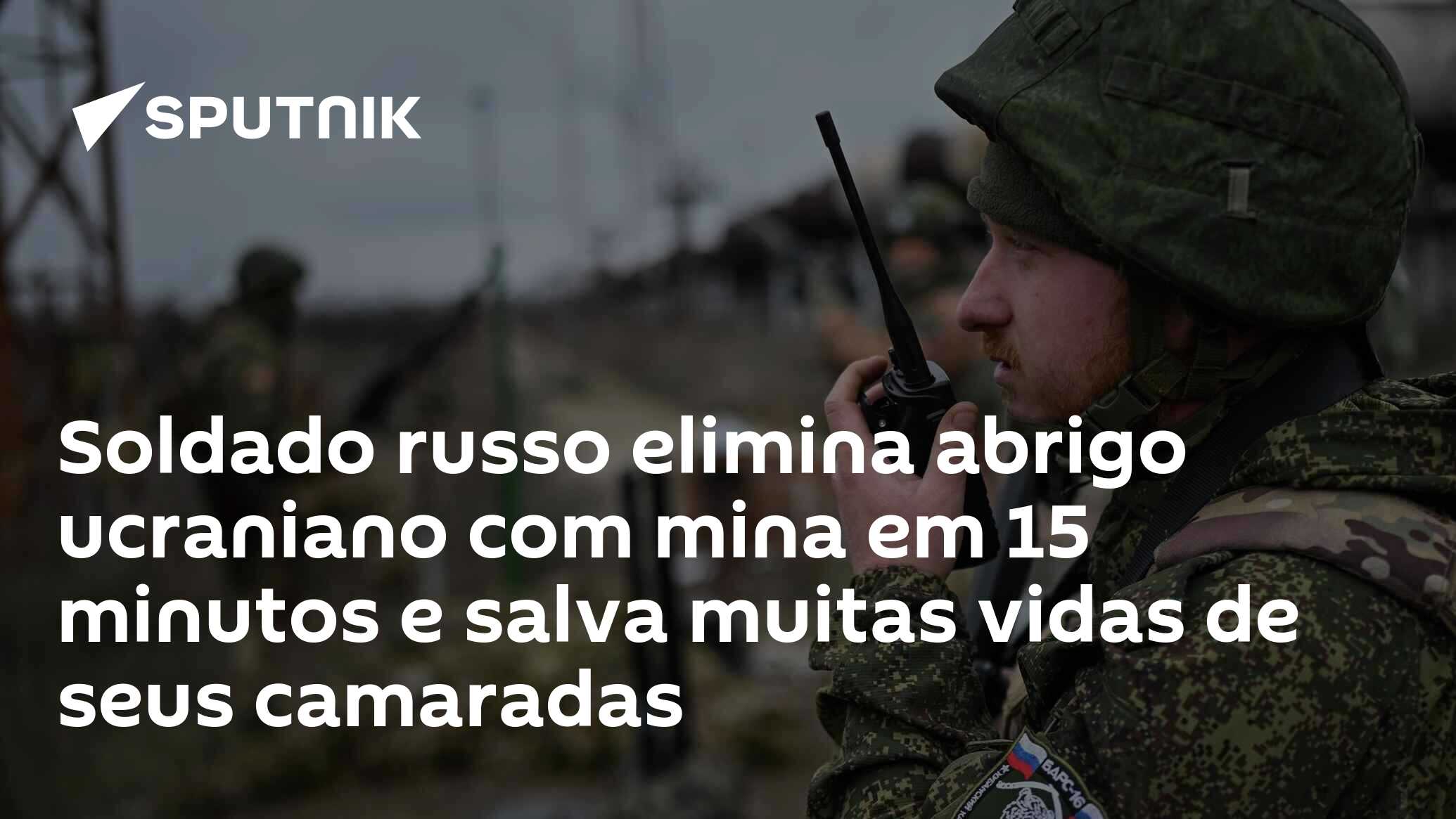 Soldado russo elimina abrigo ucraniano com mina em 15 minutos e salva ...