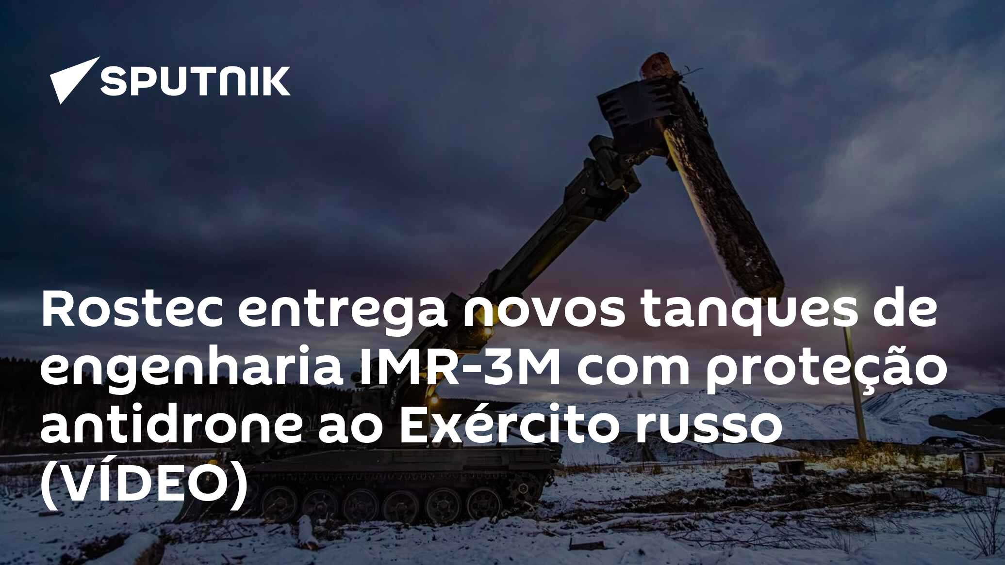Rostec entrega novos tanques de engenharia IMR-3M com proteção ...