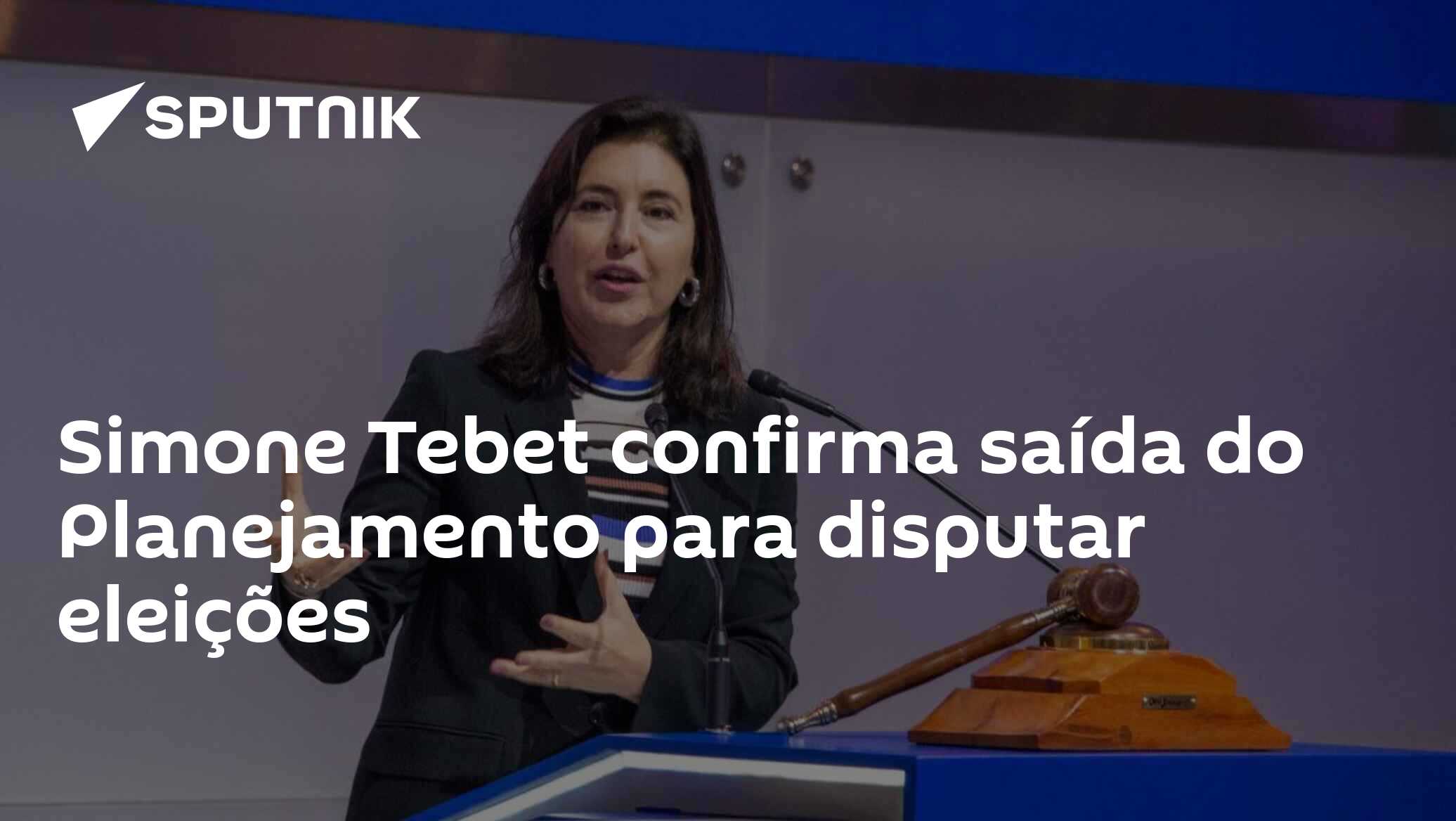 Simone Tebet confirma saída do Planejamento para disputar eleições - 30 ...