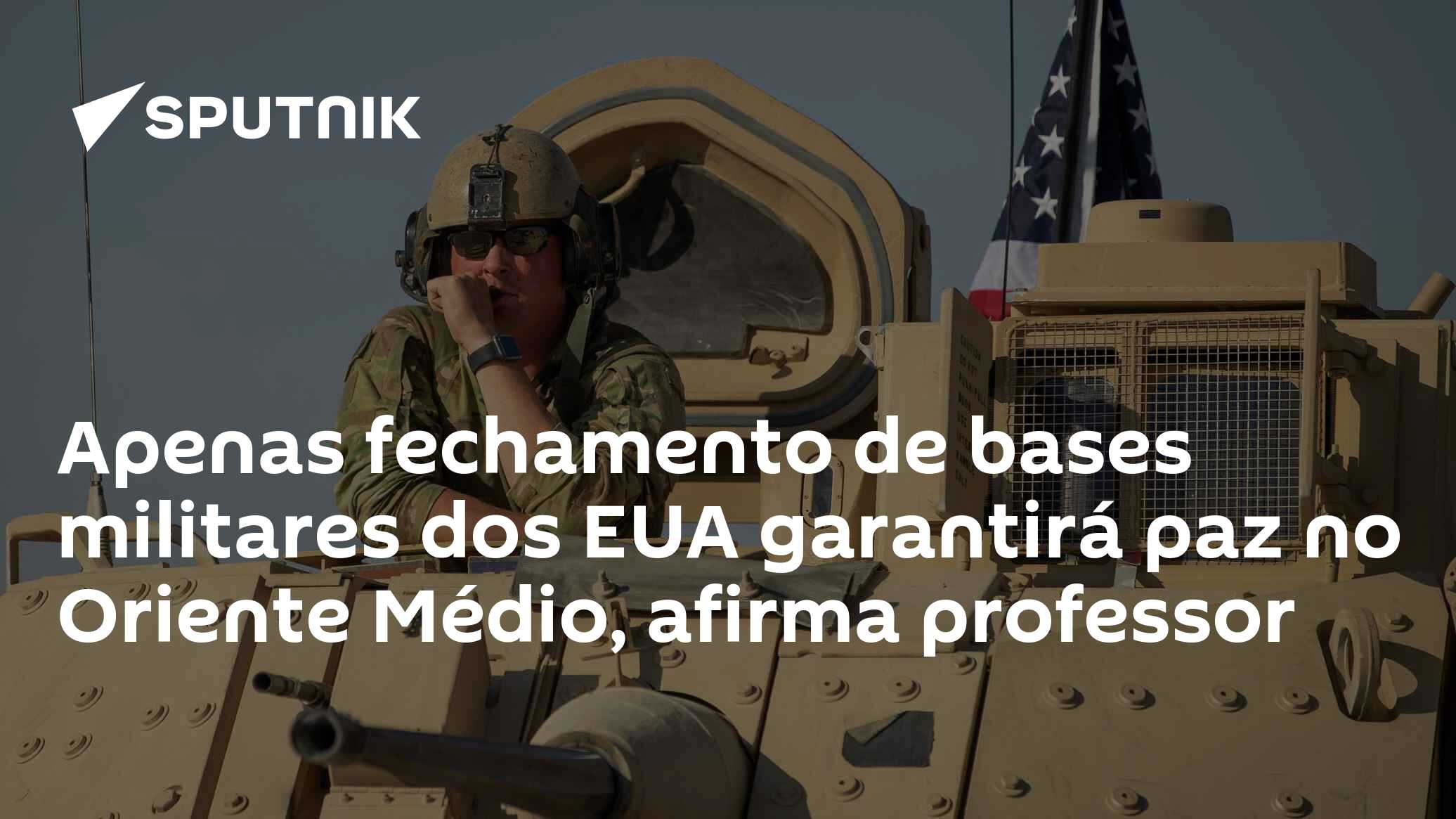 Apenas fechamento de bases militares dos EUA garantirá paz no Oriente ...