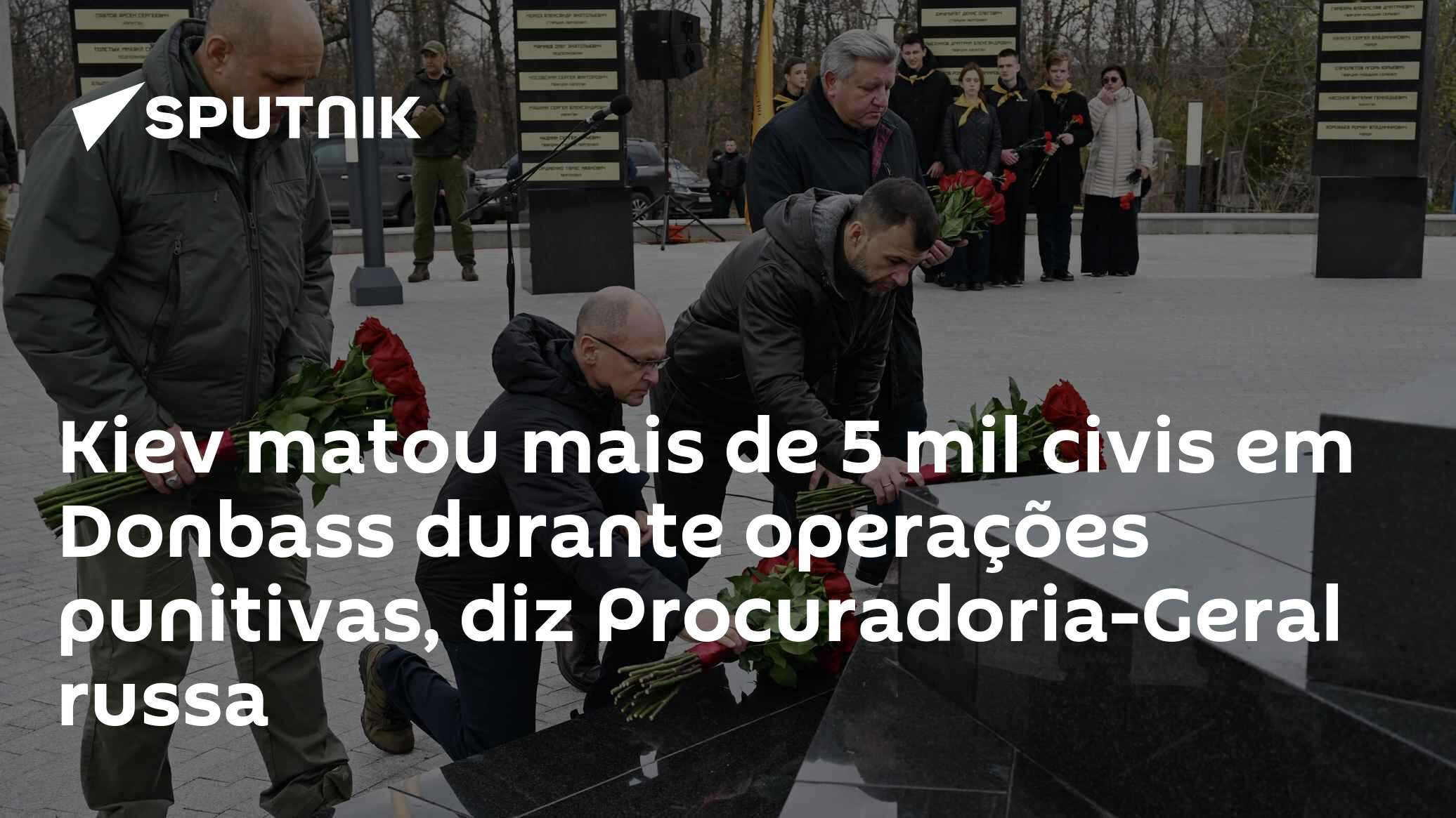 Kiev matou mais de 5 mil civis em Donbass durante operações punitivas ...