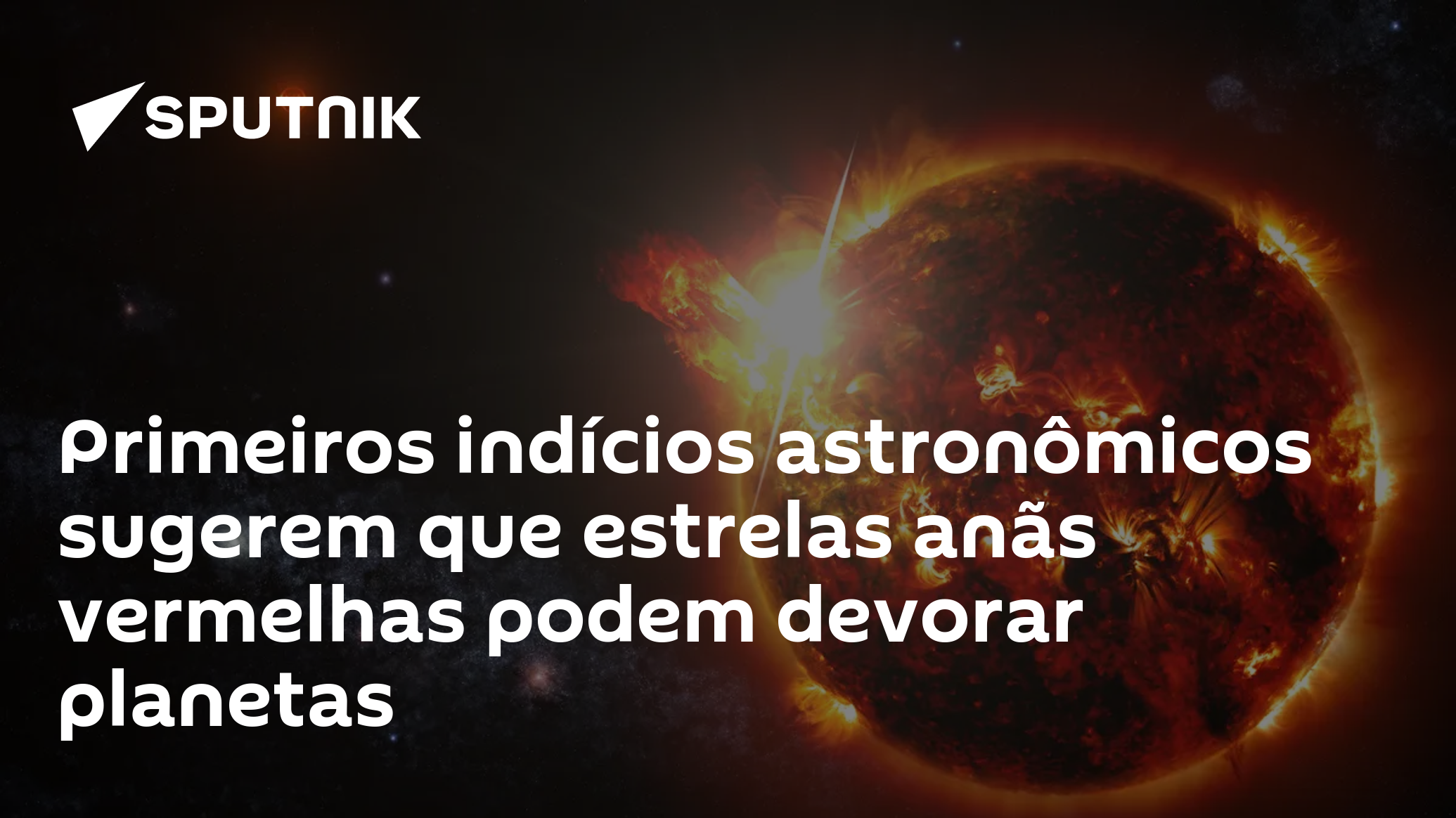 Primeiros indícios astronômicos sugerem que estrelas anãs vermelhas ...