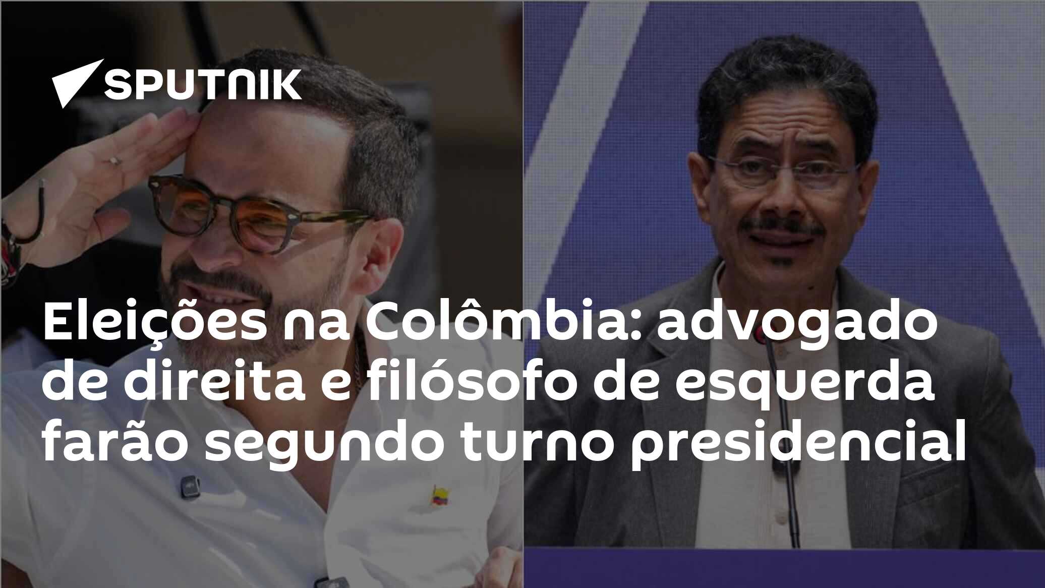 Eleições na Colômbia: advogado de direita e filósofo de esquerda farão ...