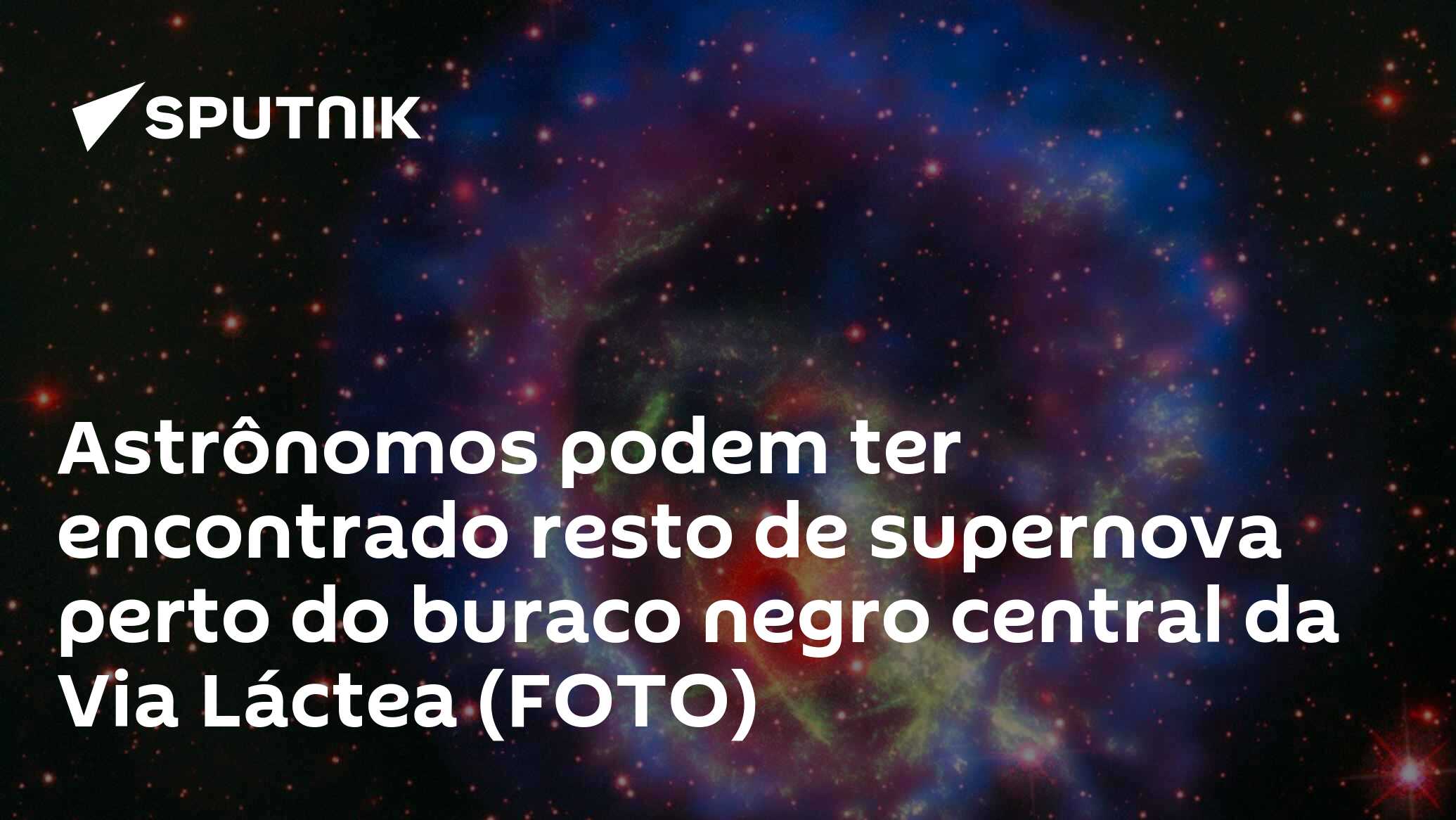 Astrônomos podem ter encontrado resto de supernova perto do buraco ...